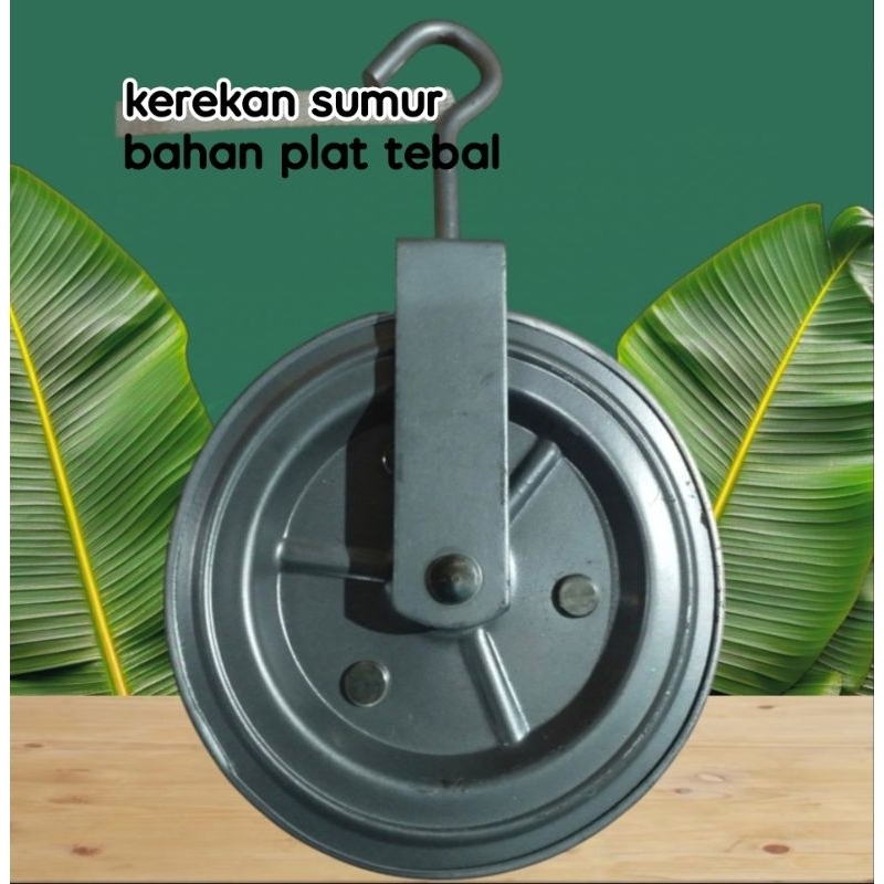 Jual kerekan sumur atau katrol cor ukuran 25 cm | Shopee Indonesia