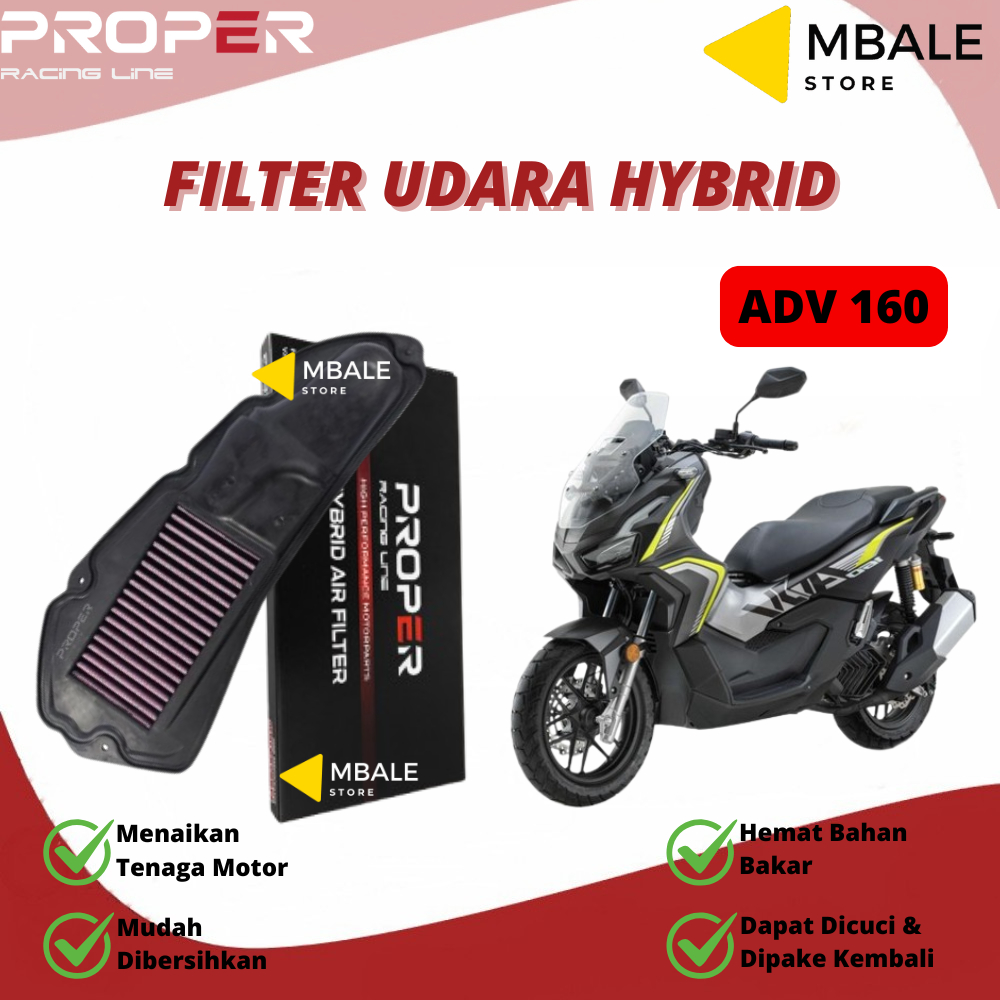 Jual Filter Udara Proper Honda ADV 160 Original Hybrid Air Filter ...