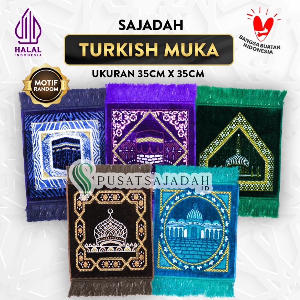 Jual ORIGINAL Sajadah ka Tebal Lembut Turkish ka Uk 35x35 Minimalis ...