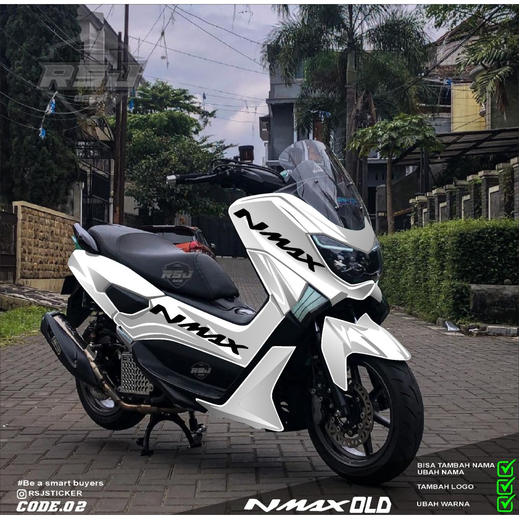 Jual Decal Sticker Stiker Yamaha Nmax lama 2016 2017 2018 2019 Full ...