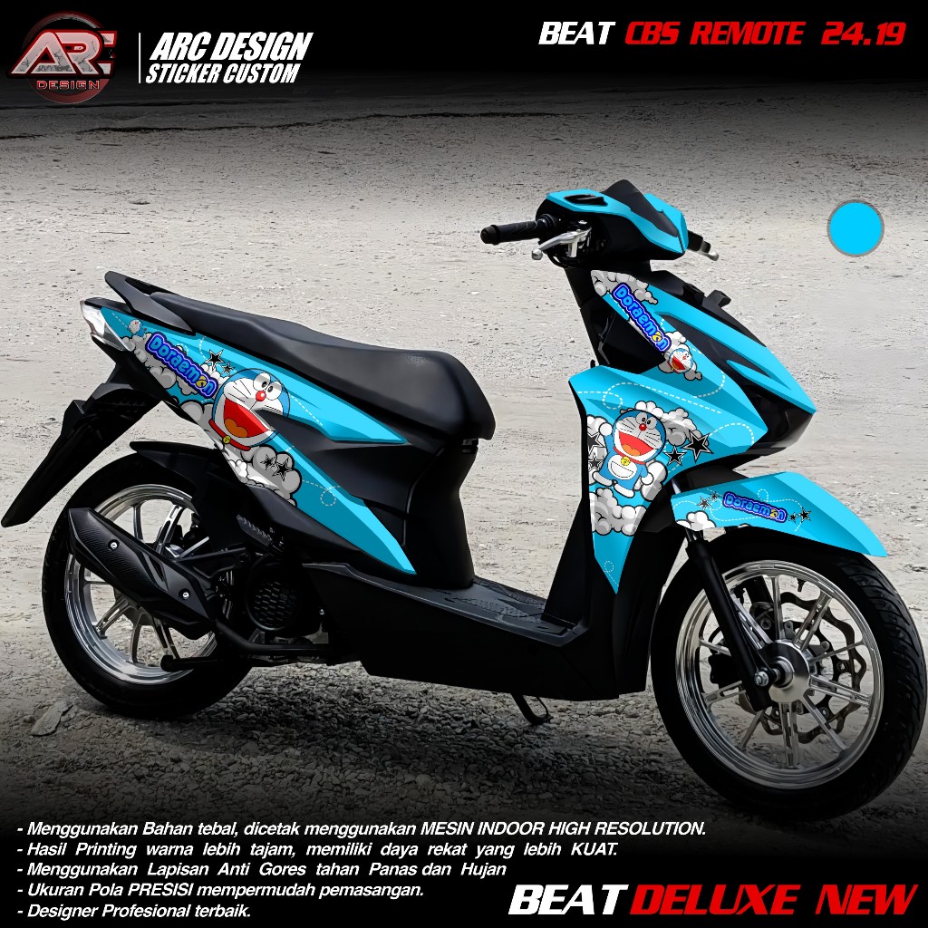 Jual (COD) TERBARU Decal Sticker Honda Beat CBS STREET Smart Key Remote ...