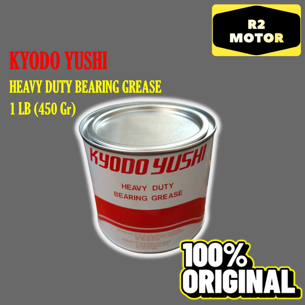 Jual KYODO YUSHI HEAVY DUTY BEARING GREASE STEMPET GEMUK CVT 1LB 450GR ...