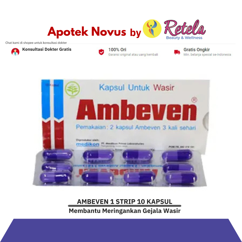 Jual AMBEVEN 1 STRIP 10 CAPSUL | Shopee Indonesia