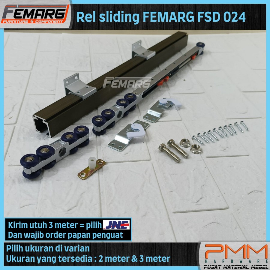 Jual REL SLIDING SLOWMOTION PINTU RUMAH BUKA & TUTUP SLOWMOTION - 2mt ...