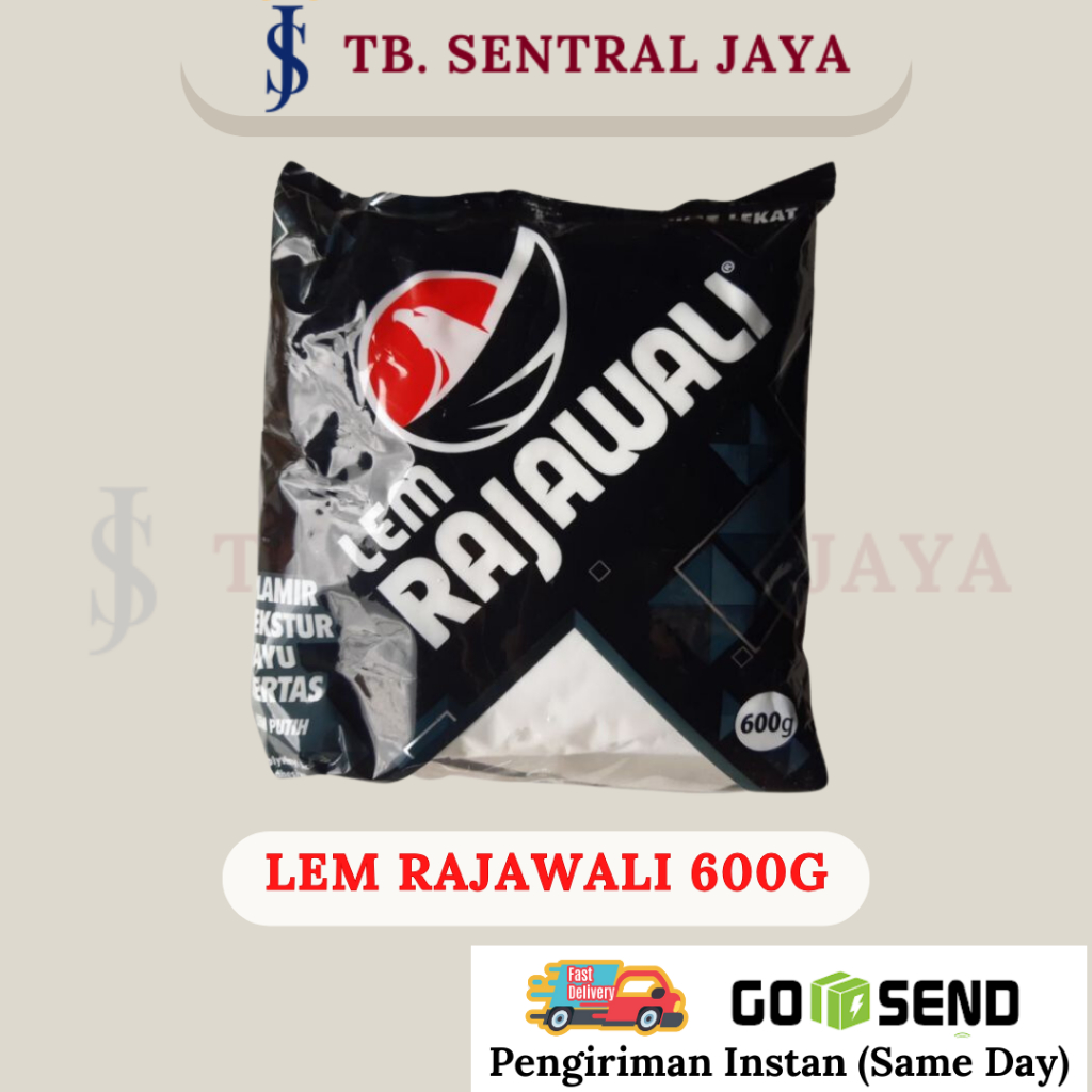 Jual Lem Rajawali 600g/Lem Putih Rajawali Bungkus/Lem Plamir, Kayu ...
