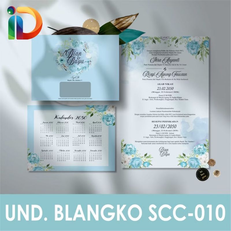 Jual Undangan Pernikahan Kalender|Undangan Pernikahan Murah | Shopee ...