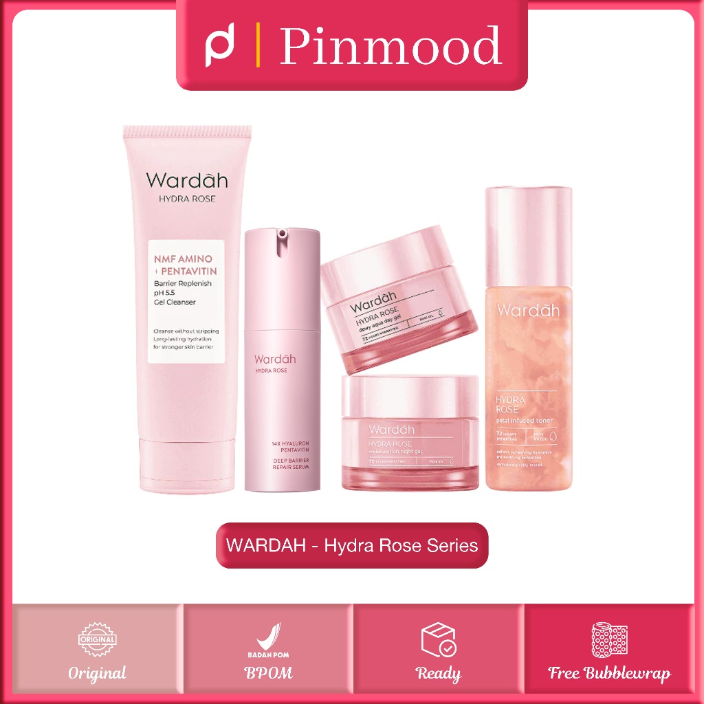 Jual WARDAH - HYDRA ROSE SERIES - Rose Oil Dewy Aqua Day Gel | Micro ...