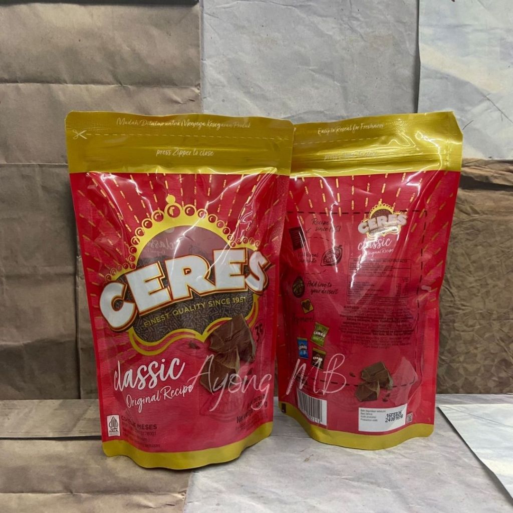 Jual COKLAT MESES CERES CLASSIC 500GR ZIPLOCK | Shopee Indonesia