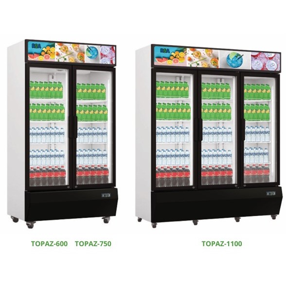 Jual RSA Display Cooler 2 Doors TOPAZ 600 / Showcase Chiller 2 Pintu ...