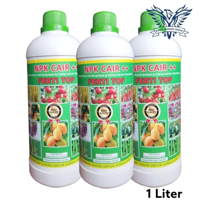 Jual Pupuk NPK Plus Cair 1 Liter Suplemen Penyubur Akar Daun Bunga dan Buah | Shopee Indonesia