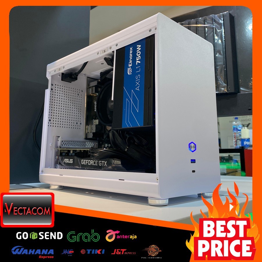 Jual Rakitan Gaming GAMEMAX SPARK MINI | RYZEN 5 5600 | 2x8GB | 1TB | GTX1650 - PC DESKTOP ...