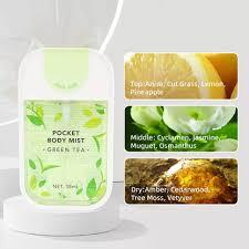 Jual MINISO pocket body mist 35ml - green tea | Shopee Indonesia