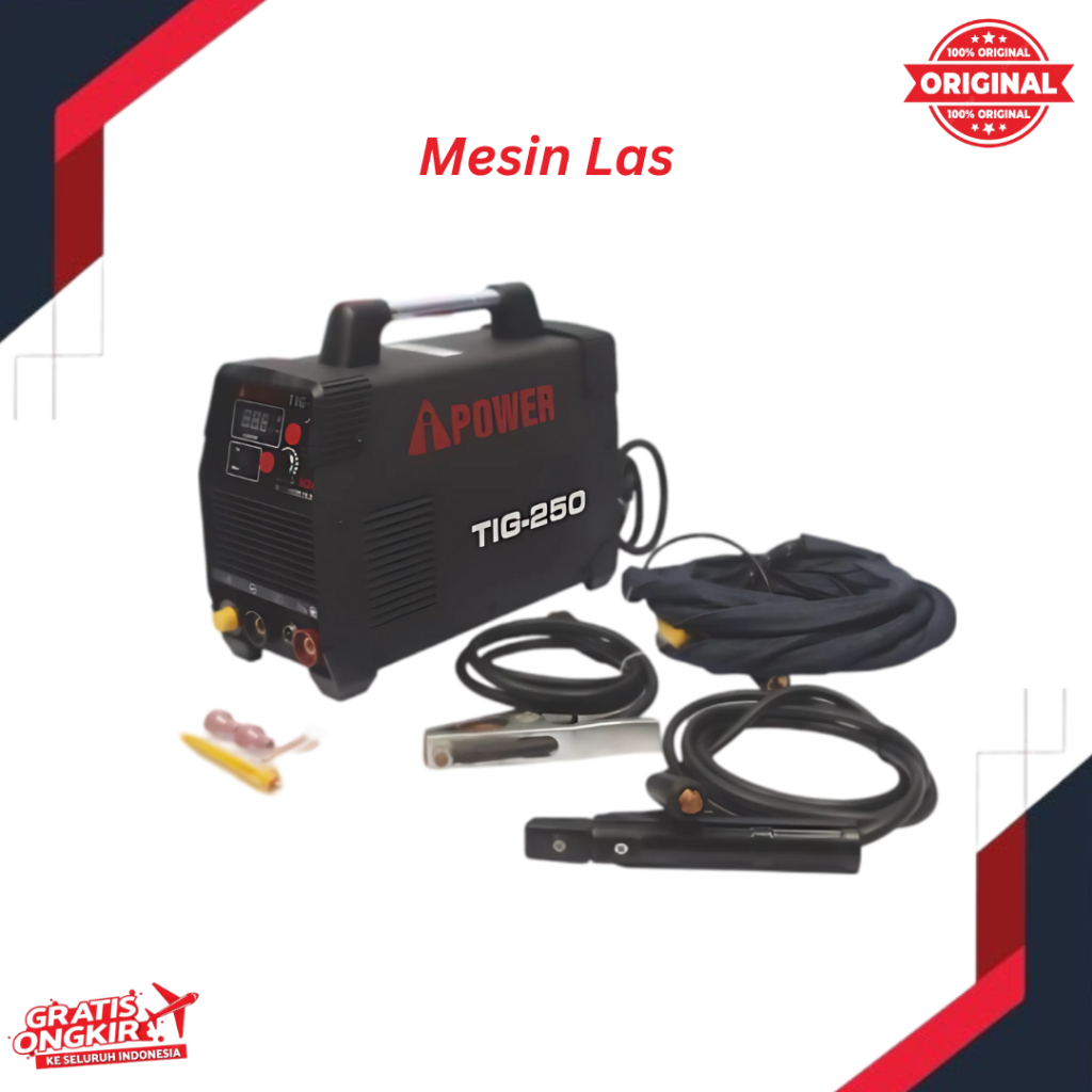 Jual TIG WELDER / MESIN LAS TIG / AIPOWER TIG-250 / Mesin Trafo Las DC ...