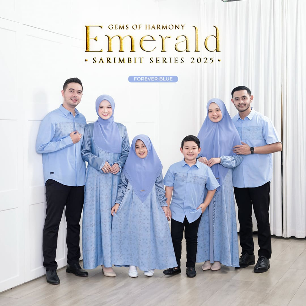 Jual SARIMBIT 2025 EMERALD SERIES - FOREVER BLUE - Family Set Keluarga ...