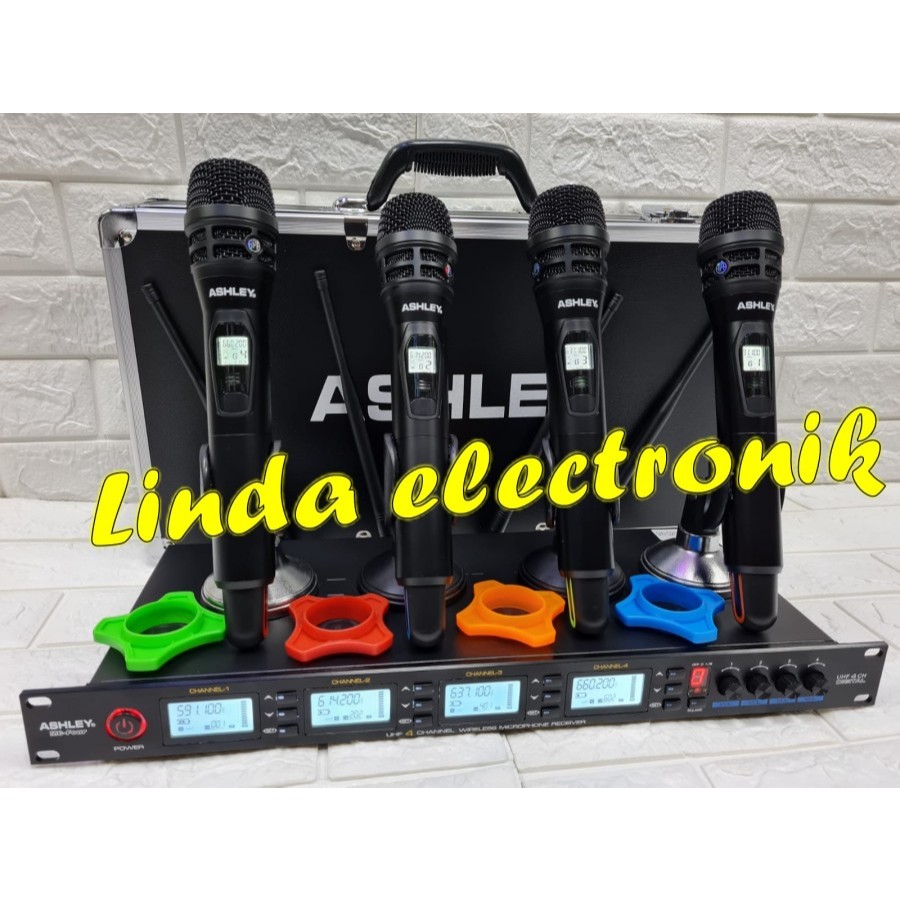 Jual mic wireless ashley wm four / mc four / ct4one 4 mic mic wireles original | Shopee Indonesia