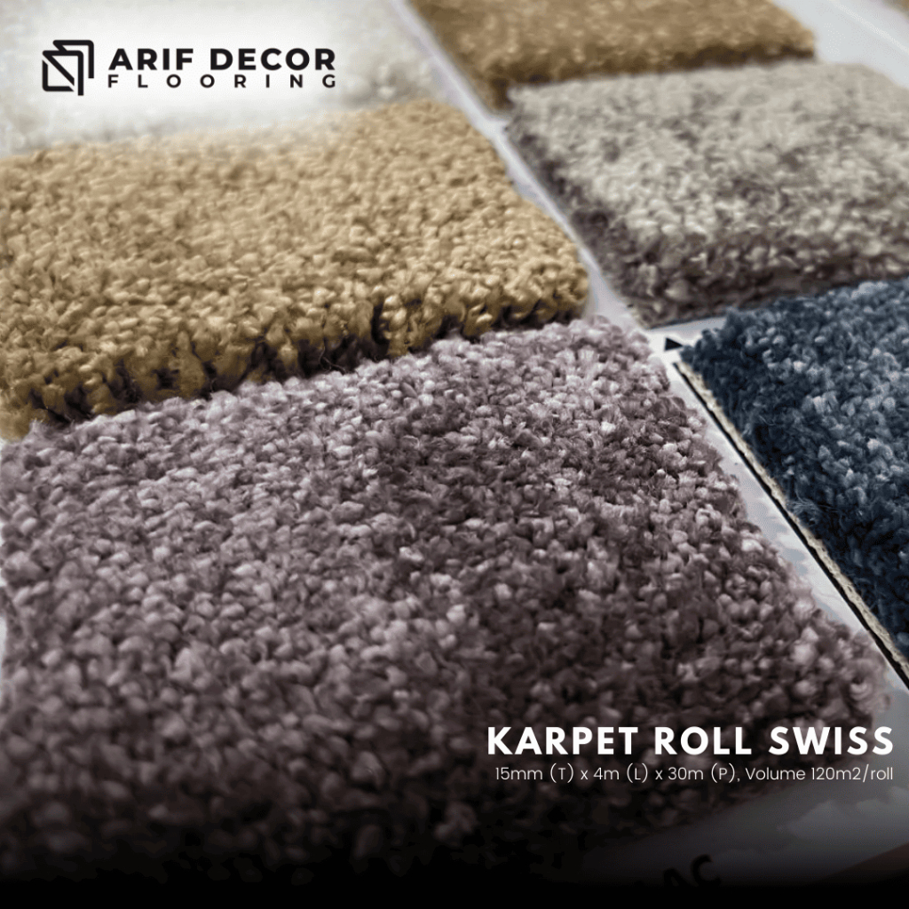 Jual Karpet Roll SWISS Tebal 15mm Karpet Studio / Karpet Roll Hotel ...