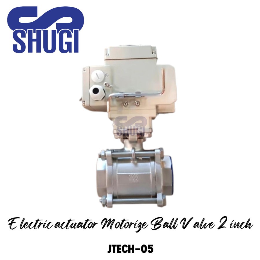 Jual Electric Actuator Motorized Ball Valve 2 inch JTECH-05 / AP-05 ...