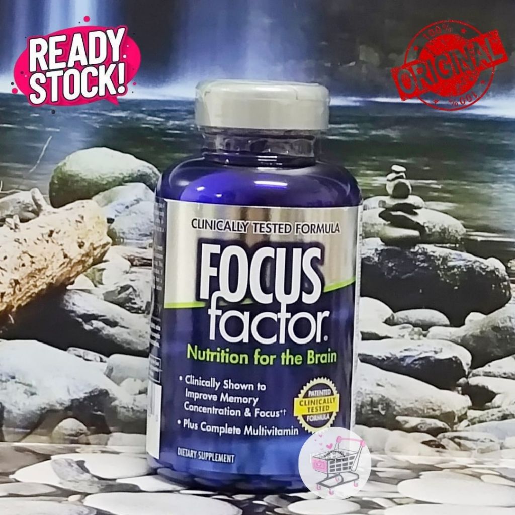 Jual (100% ORIGINAL) FOCUS FACTOR - Nutrition for the Brain (180 ...