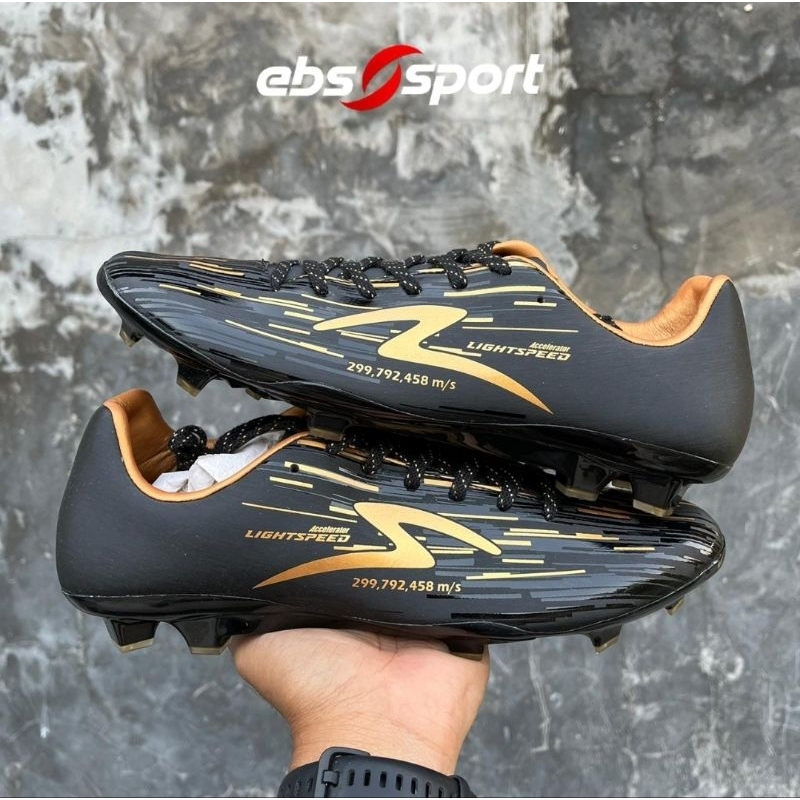 Jual Lightspeed Reborn Black Gold FG || NEW BNIB 100% Original Sepatu ...
