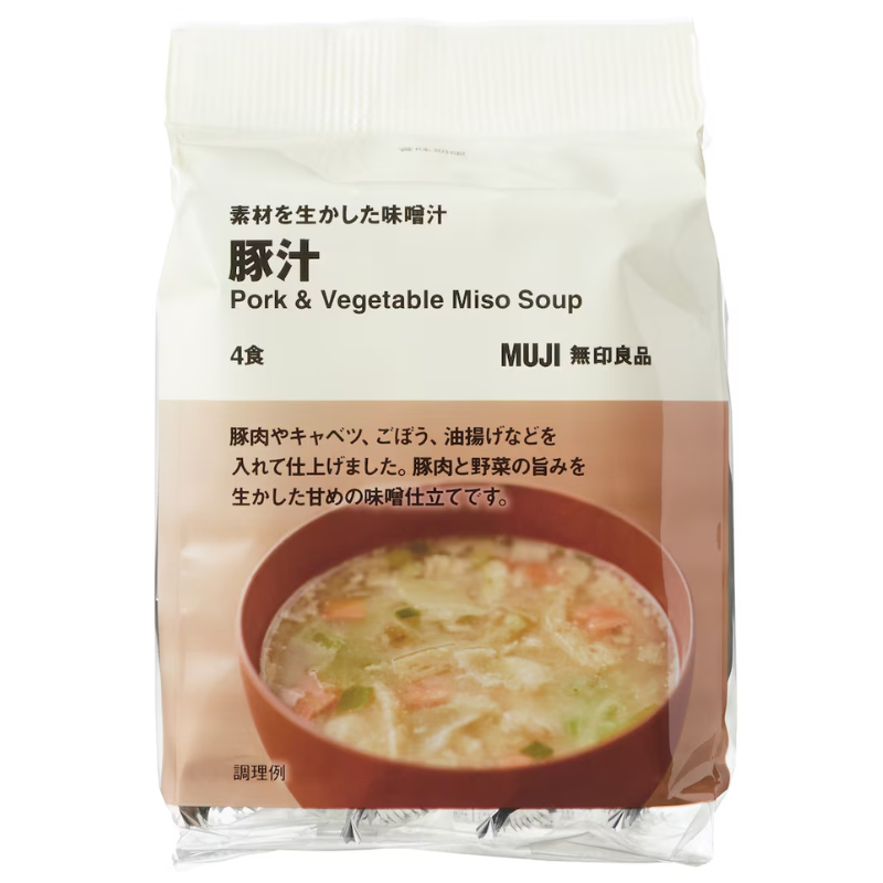 Jual Muji Pork And Vegetable Miso Soup 44.4g | Shopee Indonesia