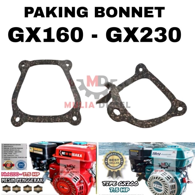 Jual Pak Karet Cover Bonet Cylinder Head Deksel Mesin Penggerak Genset Generator GX120 GX160 GX ...