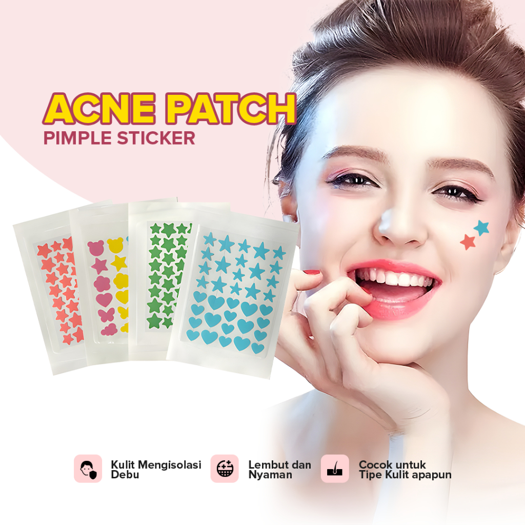 Jual ACNE Pimple Patch Stiker Penghilang Jerawat Lucu Motif Pads ...