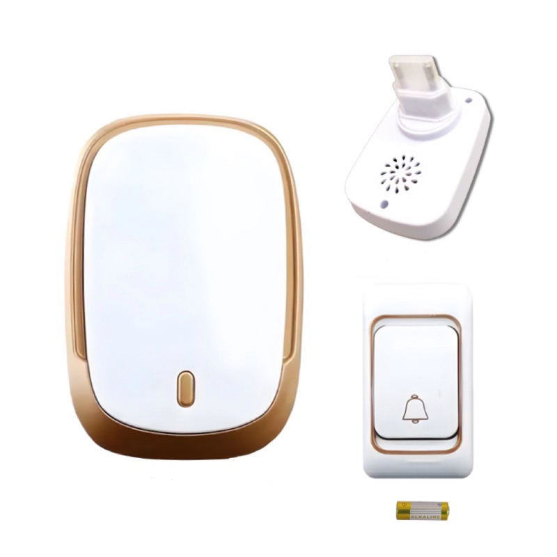 Jual HOME Bel Rumah Tanpa Kabel / Bel Rumah Wireless Waterproof Door ...