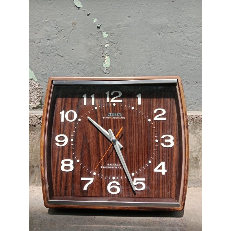 Jual Jam dinding jadul original Citizen japan fungsi normal + packing ...
