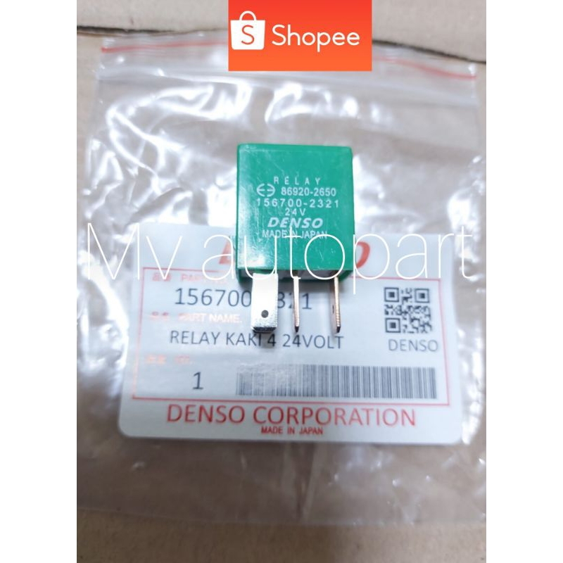 Jual Relay lampu 24V k4 Denso Hino Dutro Original | Shopee Indonesia