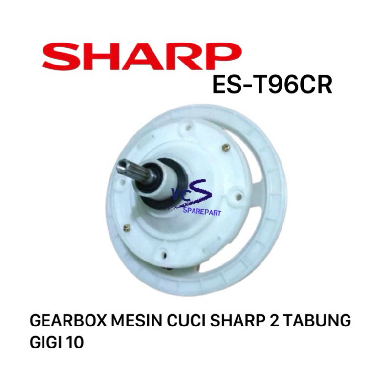 Jual SHARP ES-T96CR GEARBOX Mesin Cuci Sharp 2 Tabung Girbok Gearbok ...