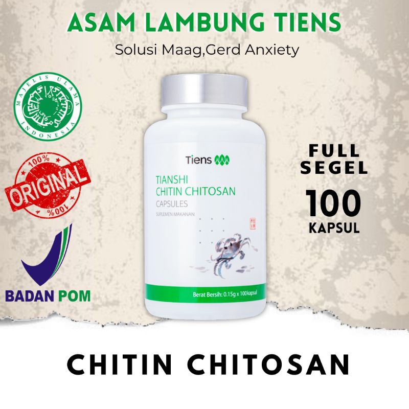 Jual Asam Lambung Serat Shitin | Tianshi Chitin Chitosan China Original ...