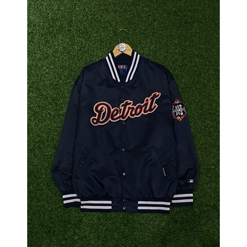 Jual Varsity jacket MLB Detroit | Shopee Indonesia