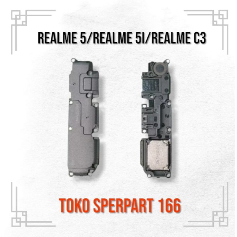 Jual BUZZER LOUDSPEAKER NADA DERING REALME 5/REALME 5i/REALME C3 FULLSET | Shopee Indonesia
