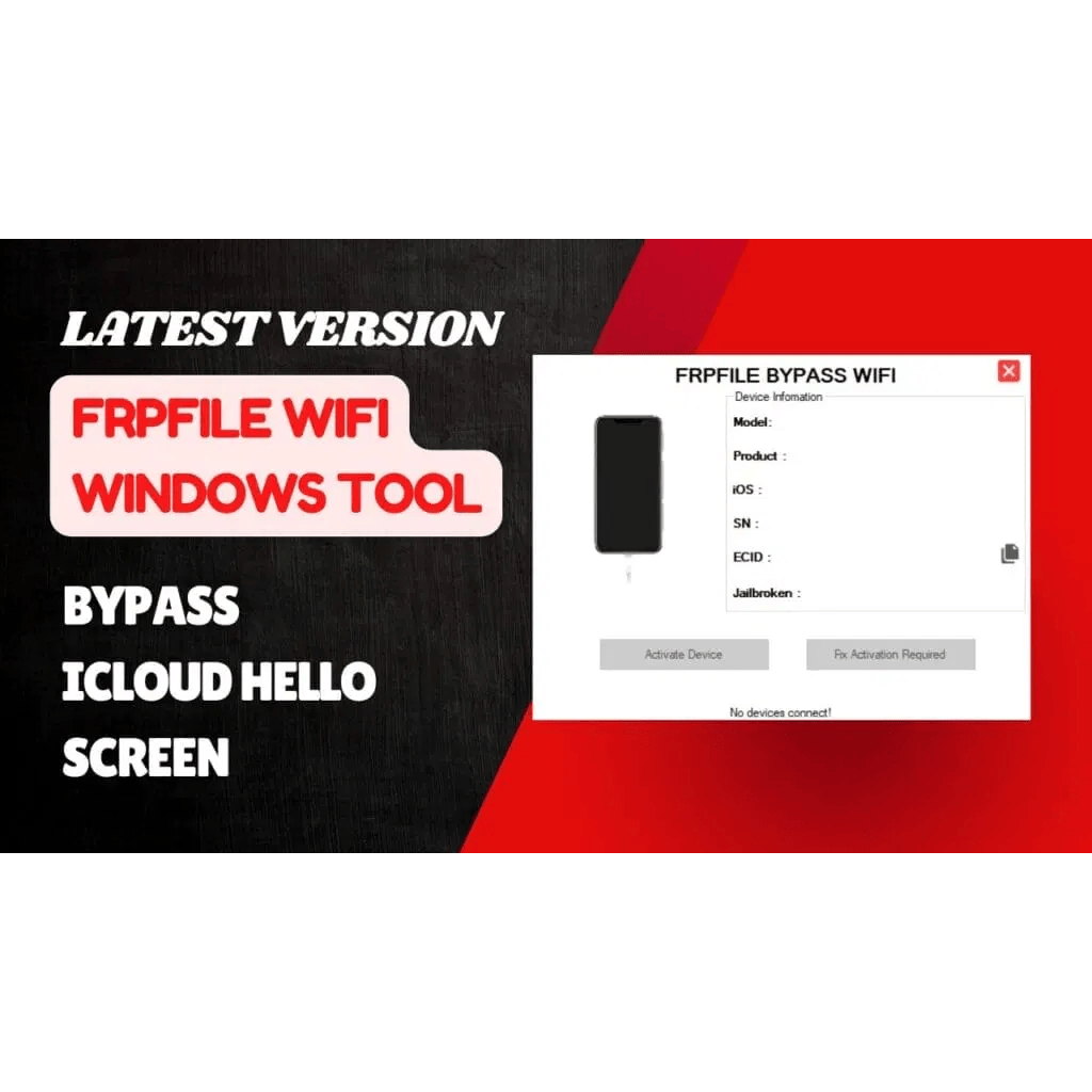 Jual FRPFILE WIFI V2 WINDOWS TOOL Untethered Hello Screen (NO Change SN ...