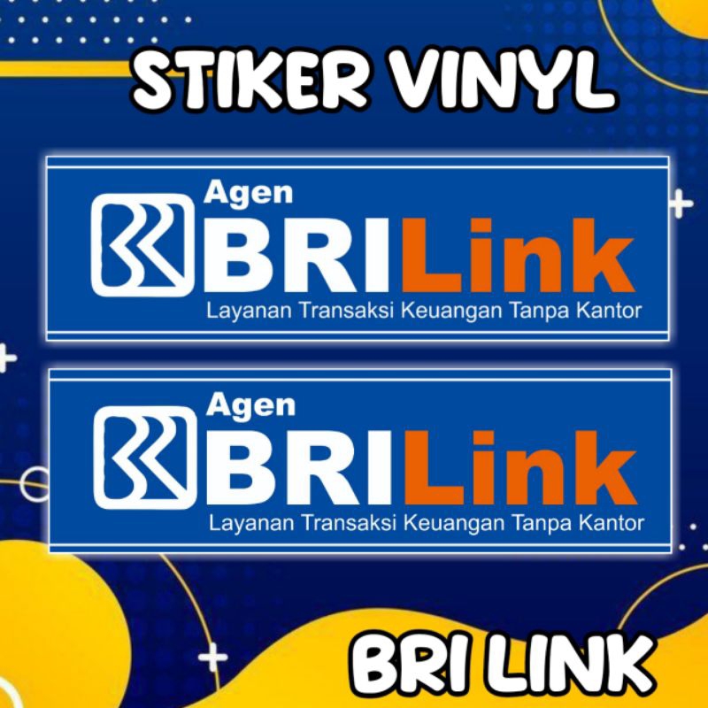 Jual STIKER VINYL BRILINK SIMPLE CUSTOM SIZE | Shopee Indonesia
