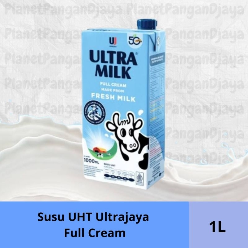Jual Susu UHT Milk Ultrajaya Full Cream 1 L | Shopee Indonesia