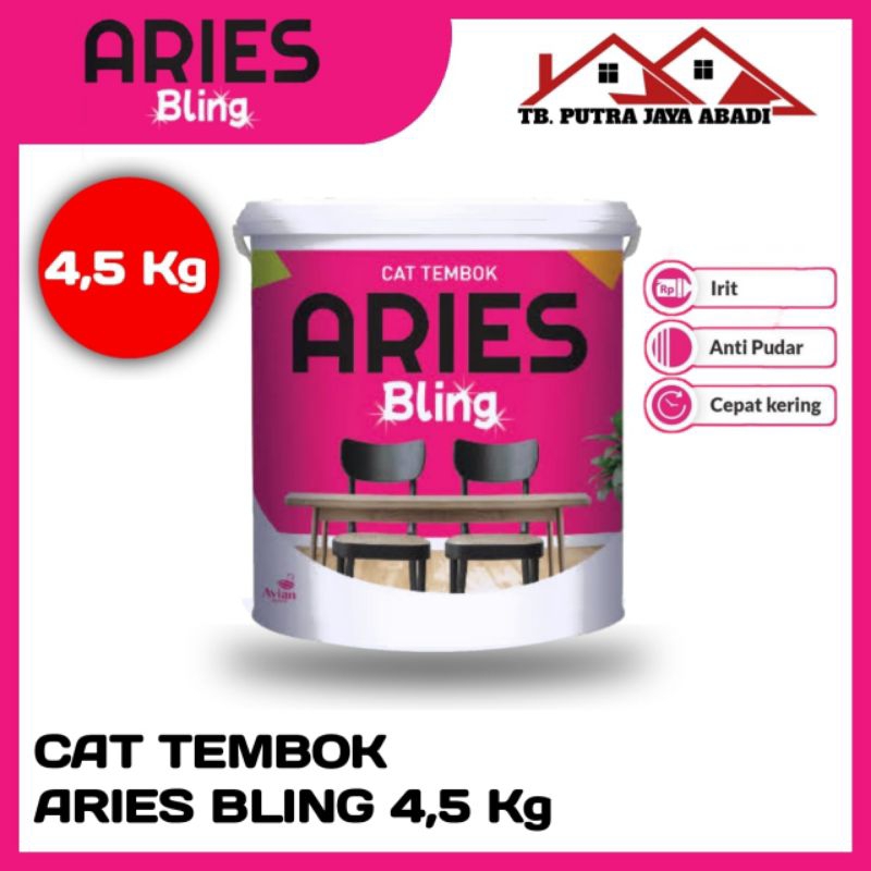 Jual Cat tembok Interrior ARIES BLING 4 kg | Shopee Indonesia