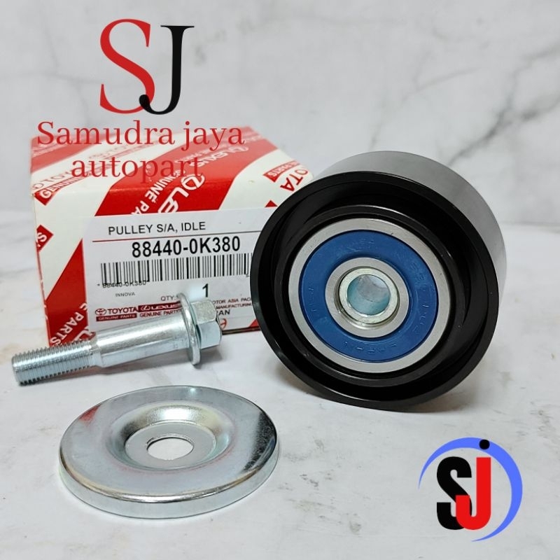 Jual bearing pulley tensioner fan belt Innova pully idle AC Innova ...