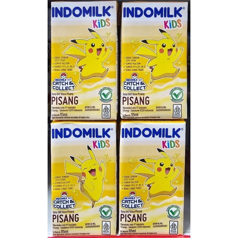 Jual Indomilk Kids Susu Uht Rasa Pisang 115ml | Shopee Indonesia