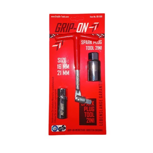 Jual Grip-On T Socket Spark Plug Flexible Tool 2in1 16MM & 21MM Kunci ...