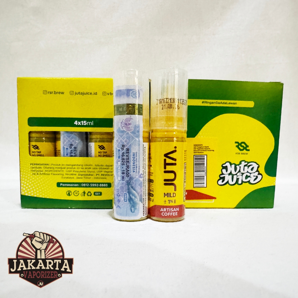 Jual [SALT] JUTA MILD ARTISAN COFFEE SALT 15ML 1% BY RSR BREW | Shopee ...