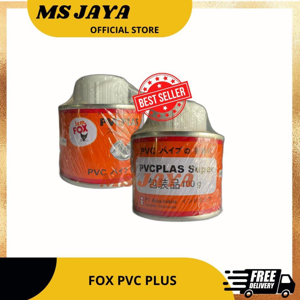 Jual Lem Pipa Lem PVC/Lem Fox PVC Plas/Plus Kemasan Kaleng 100 gram ...