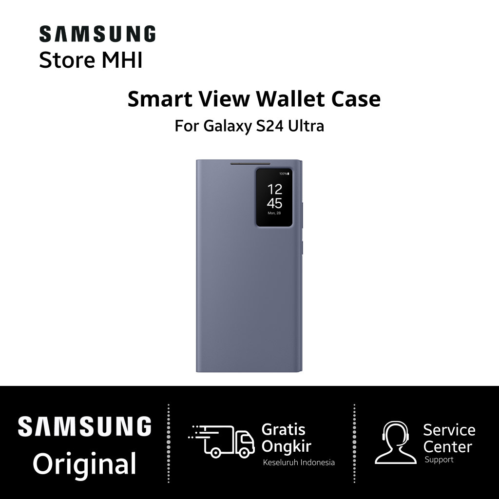 Jual Samsung Galaxy Case S24 Ultra Smart View Wallet | Shopee Indonesia
