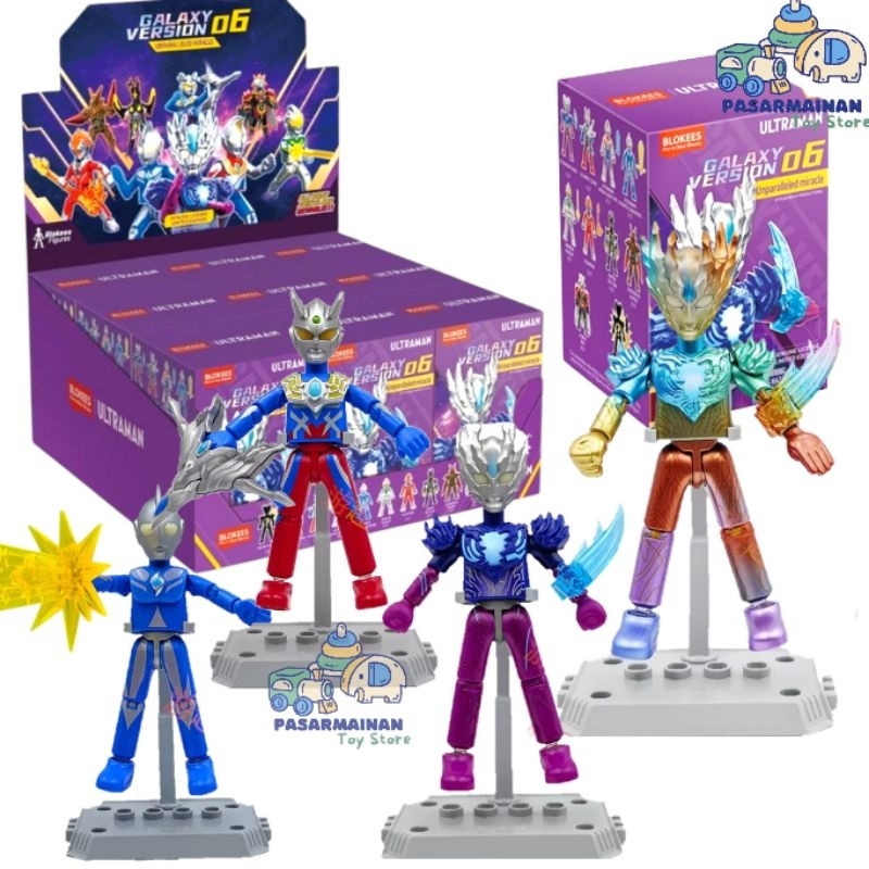 Jual Blind Box Blokees Ultraman Galaxy Version 06 Blind Box ...
