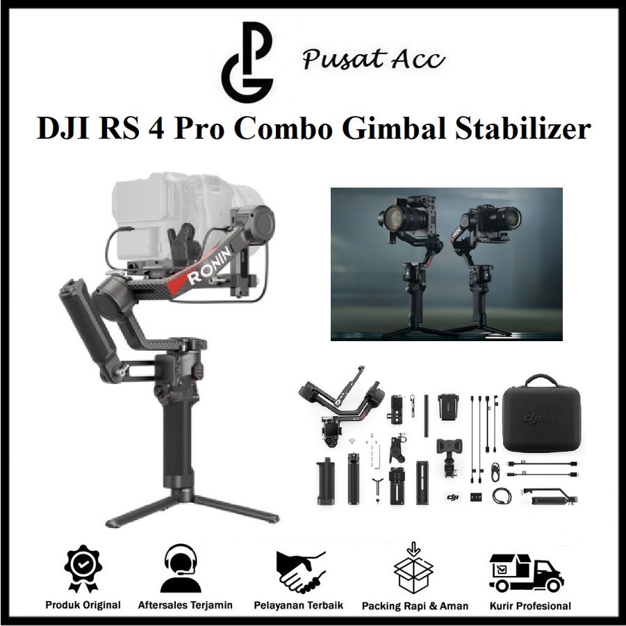 Jual DJI Ronin RS 4 Pro Combo Gimbal Stabilizer - Dji RS 4 Pro Combo ...
