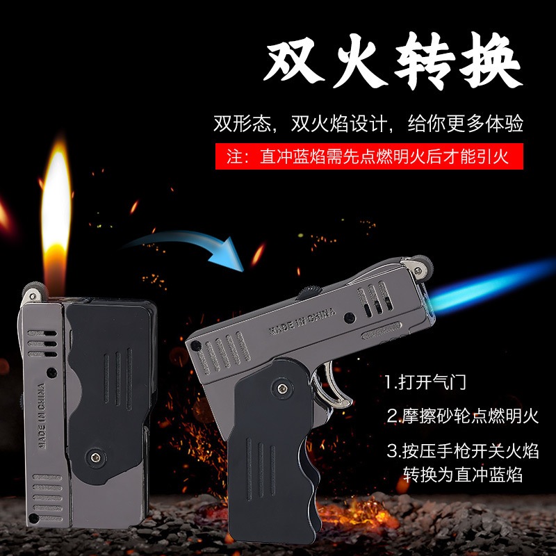 Jual Korek Api 2 Api Las Gas Model Pistol Transformers M902 | Shopee ...