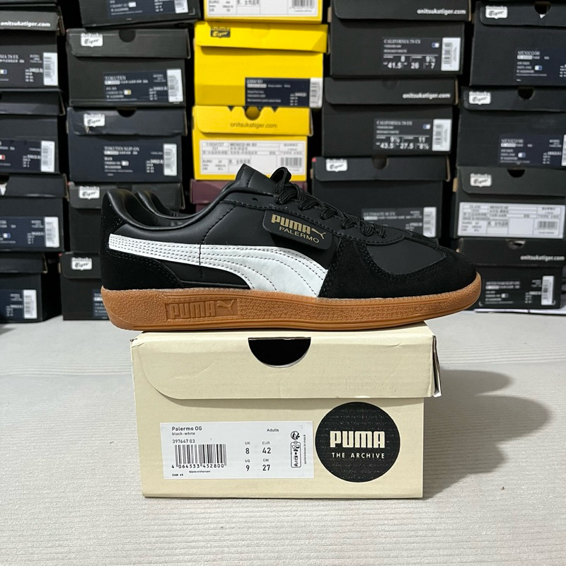 Jual Sepatu Puma Palermo Black White | Shopee Indonesia