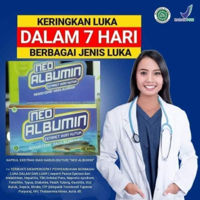 Jual KAPSUL EKSTRAK IKAN KUTUK [GABUS] "NEO ALBUMIN" TERBUKTI MEMPERCEPAT PENYEMBUHAN BERBAGAI ...