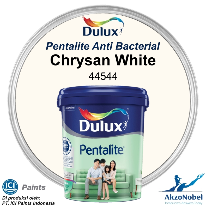 Jual CAT DULUX PENTALITE 20 LT - CHRYSAN WHITE 44544 | Shopee Indonesia