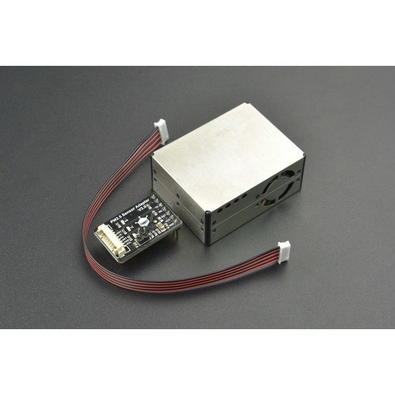 Jual DFRobot Air Quality Monitor PM 2.5 Temperature & Humidity Sensor ...